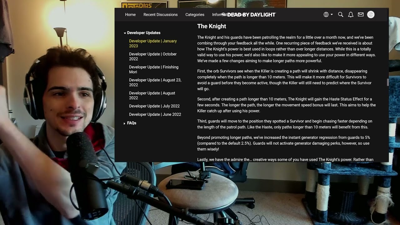 Knight Changes, Nurse Nerfs, Scott Trolling – Dead by Daylight Developer Update January 2023 ...