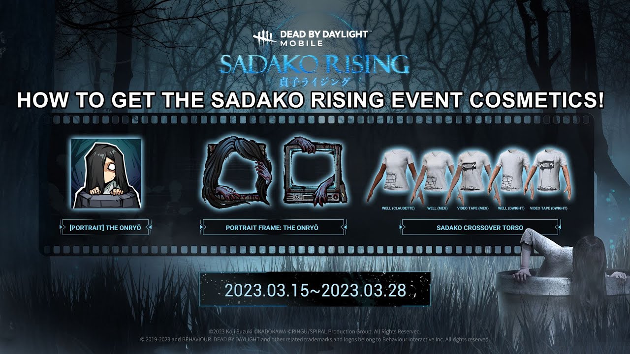 Dead by Daylight Mobile| How to get the Sadako Rising Event cosmetics ...